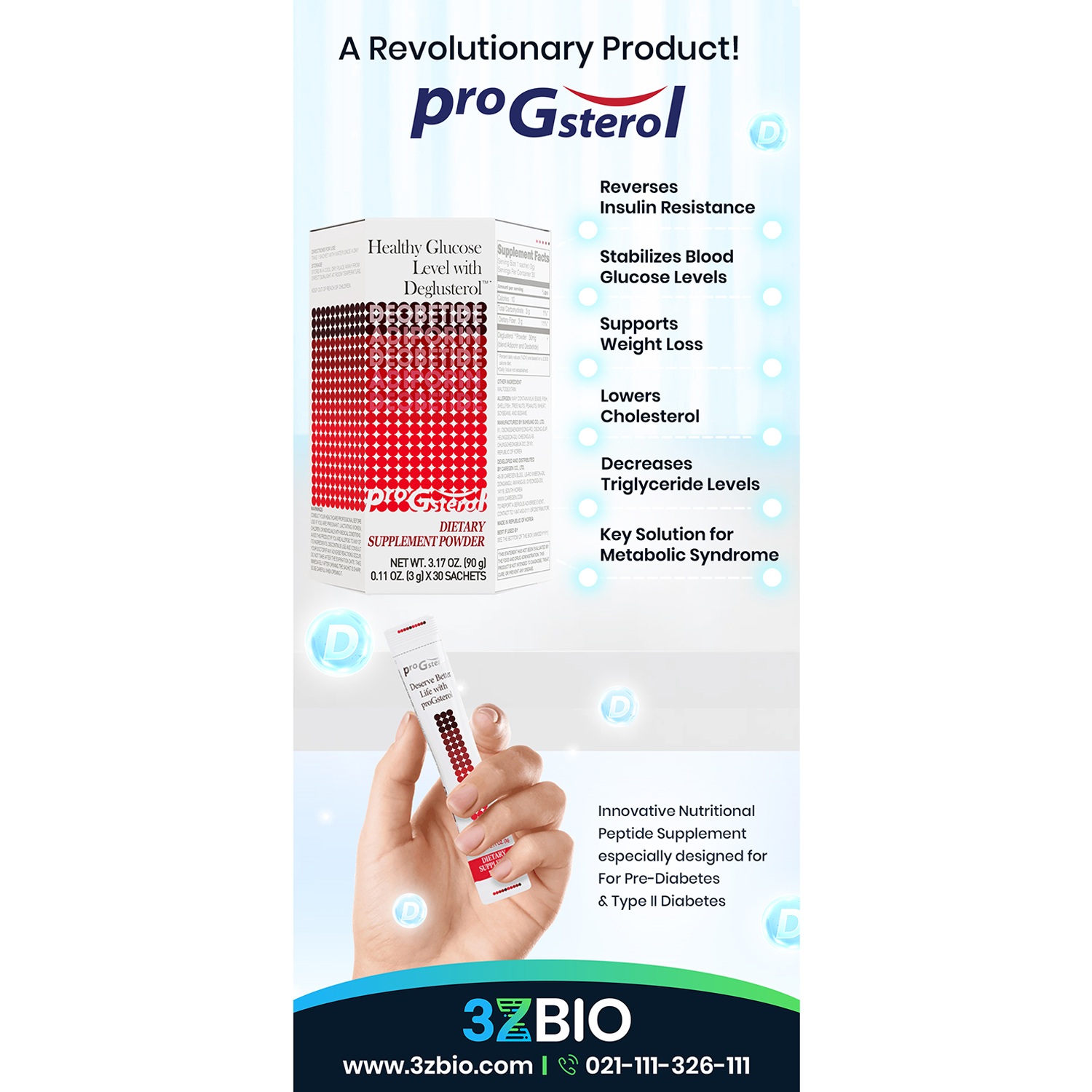 ProGsterol® | New Dietary Supplement to Support Healthy Glucose Level ...