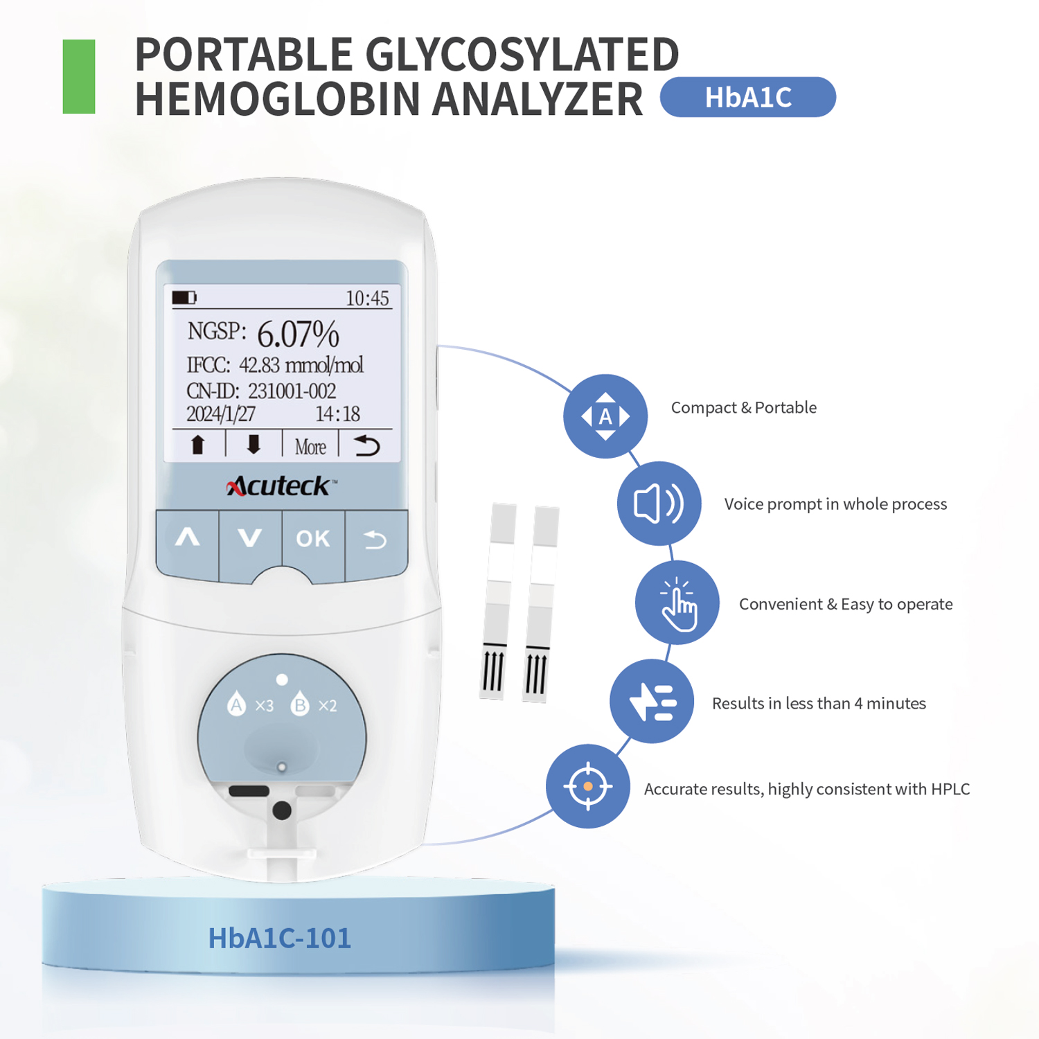 Acuteck HbA1c Monitor – 3zbio
